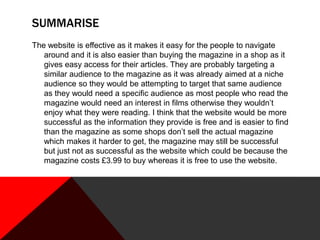 Empire website analysis | PPTX