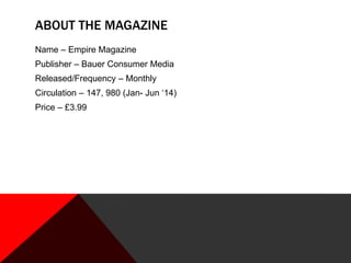 Empire website analysis | PPTX