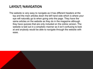 Empire website analysis | PPTX