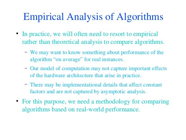 Empirical analysis