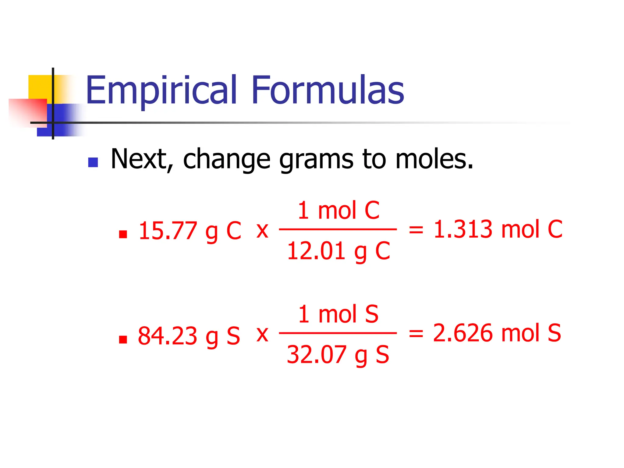 Empirical_and_Molecular_Formulas.ppt | Chemistry | Science