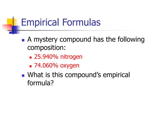 Empirical_and_Molecular_Formulas.ppt | Chemistry | Science