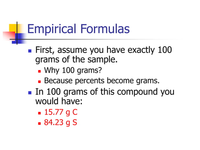 Empirical_and_Molecular_Formulas.ppt | Chemistry | Science