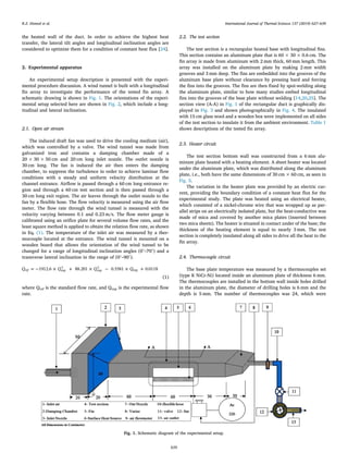 Empirical correlations for mixed convection heat transfer through a fin ...