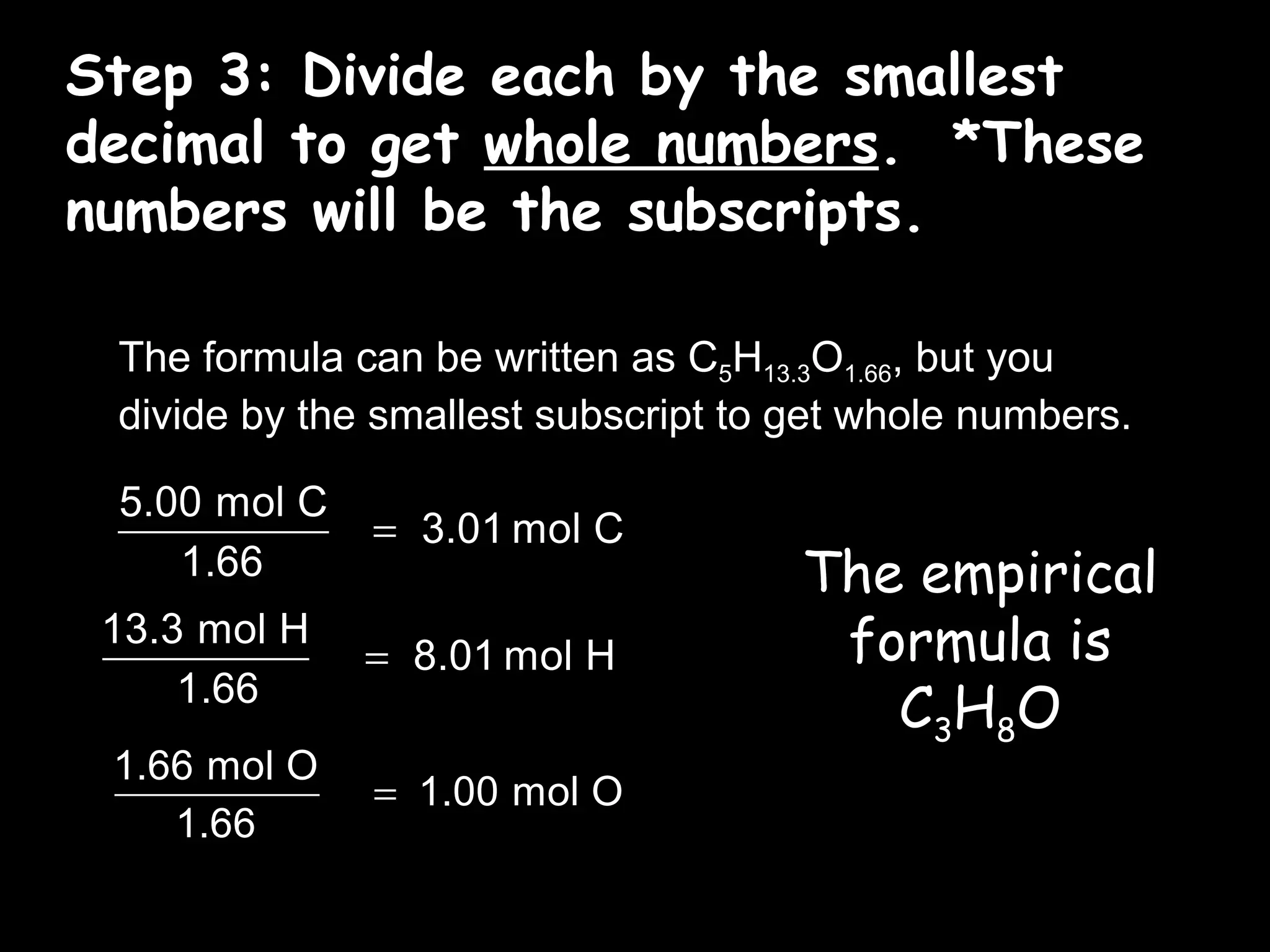 Empirical formulas | PPT