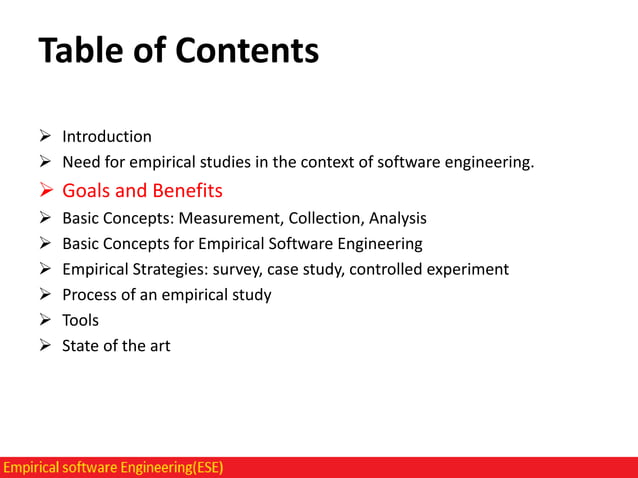 Empirical Software Engineering | PPT