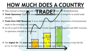 Empirical statistics related to Trade Flow | PPTX