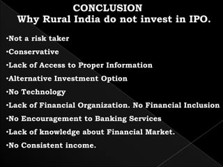 Critical Analysis of Reasons of IPO failure | PPT