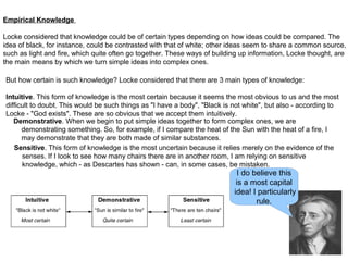 Empiricism learning theory | PPT