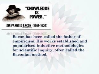 Educational Philosophy: IDEALISM; POSITIVISM | PPT