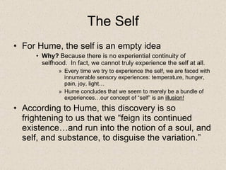 Empiricist epistemology – Hume & Kant | PPT