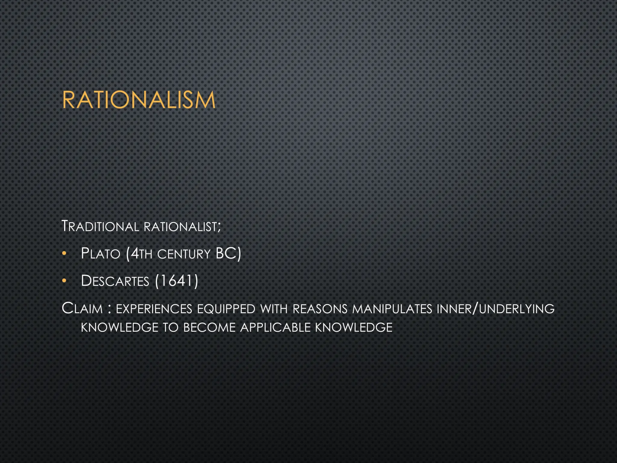 empiricsm, ratinalism, and behaviorism theory | PDF