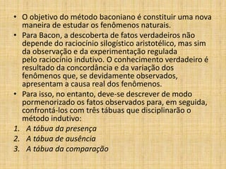 Empirismo, Francis Bacon, Filosofia, Trabalho Escolar | PPTX