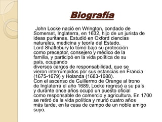 Empirismo de j locke | PPTX