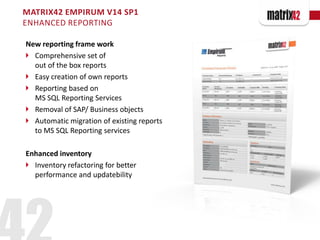 What's new in Matrix42 Empirum 14.1 | PPT