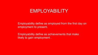 EMPLOYABILITY & EMPLOYMENT RIGHTS PREPARED BY MA'AM MAIDA LYNN N ...