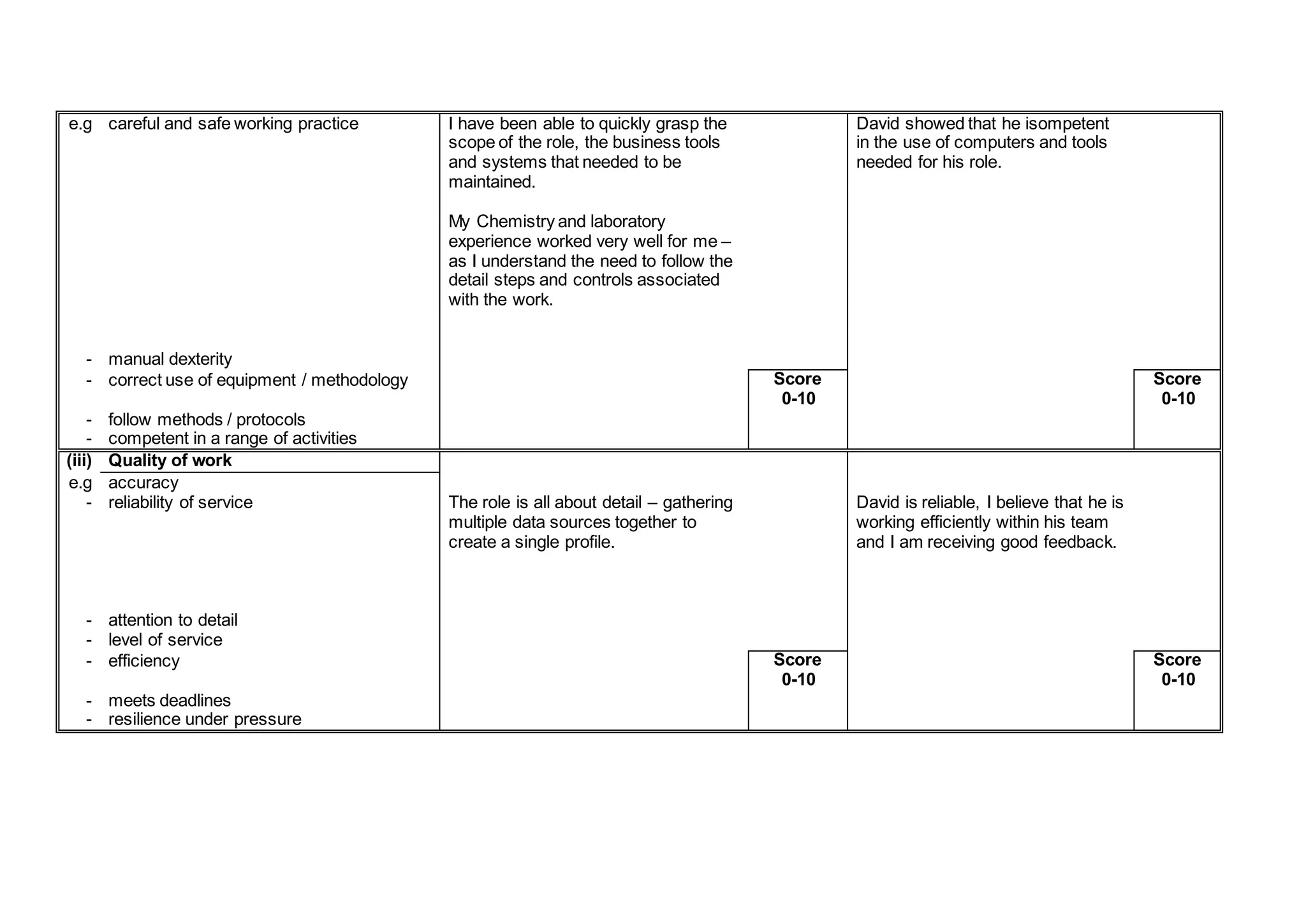 Employability form 1st complete | DOCX