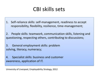 Employability in the curriculum | PPTX