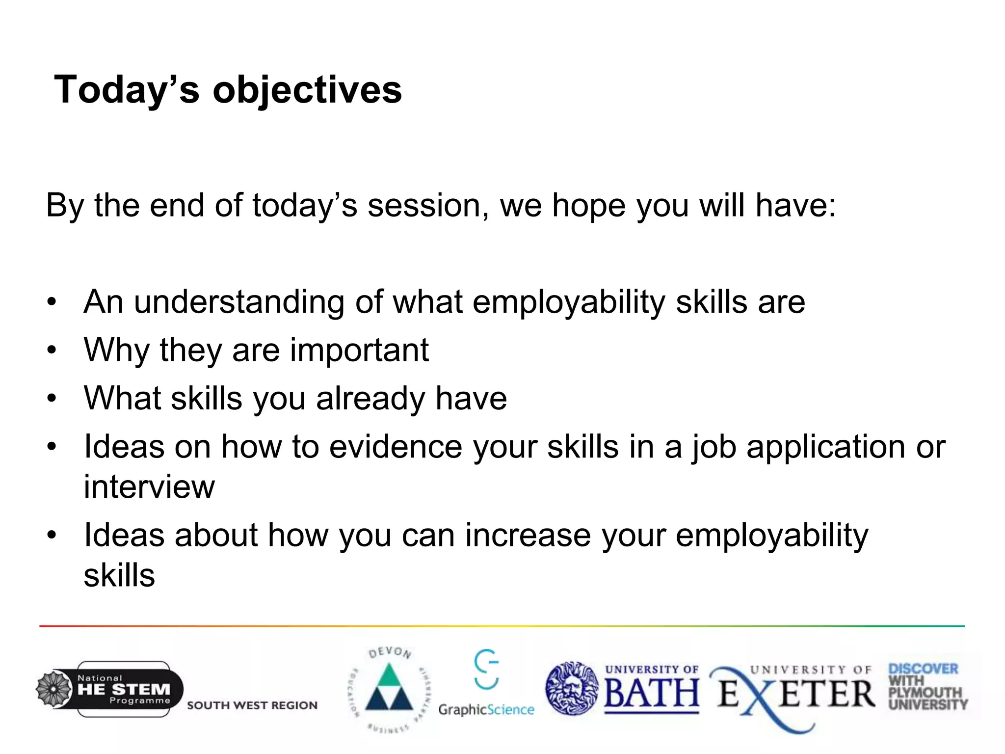 Employability presentation | PPTX