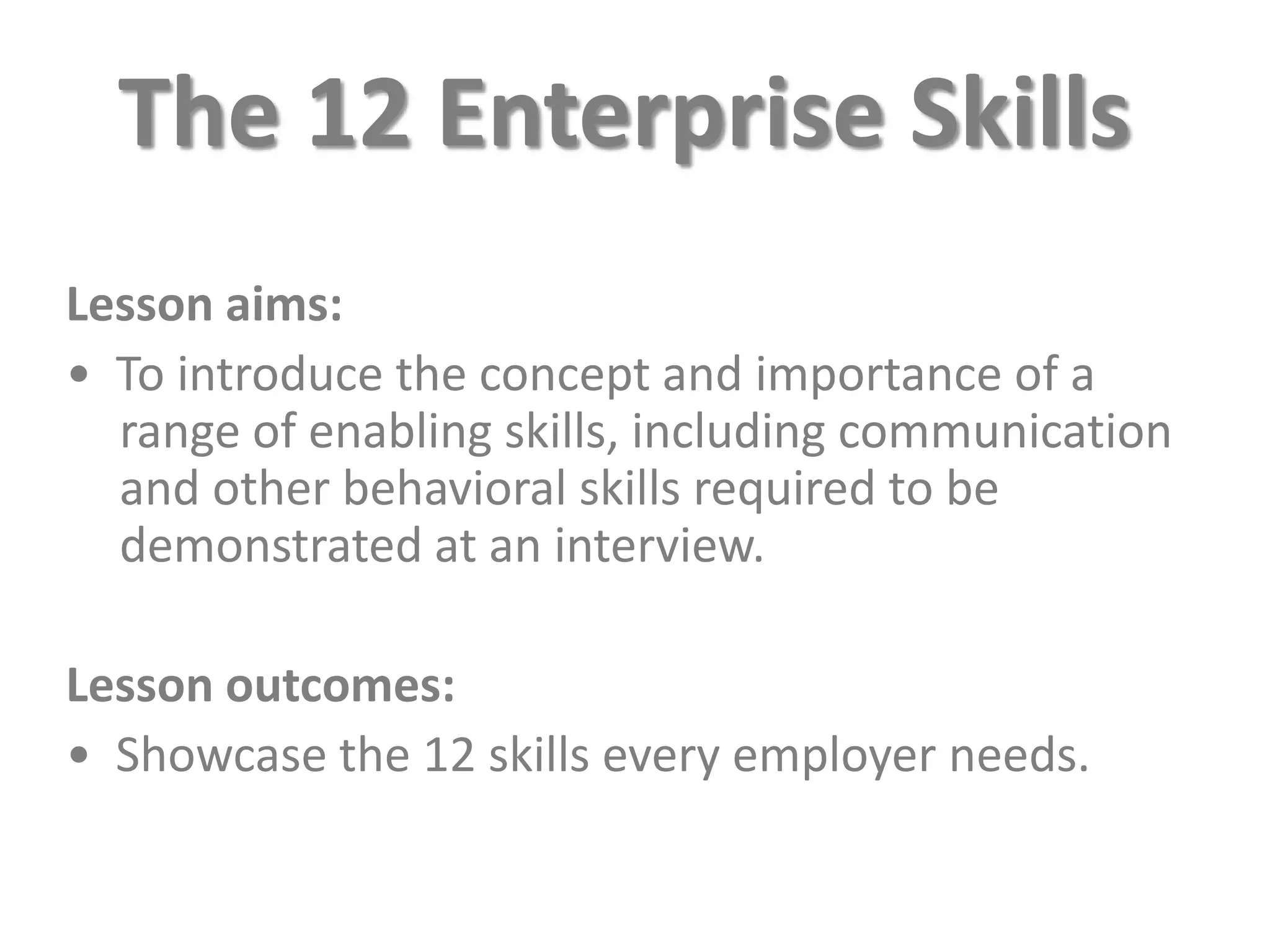 Employability program | PPT