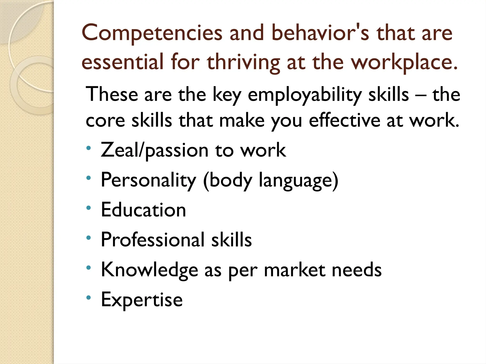 EMPLOYABILITY QUOTIENT. career development activities pptx | PPTX