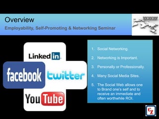 Employability, self promoting & networking seminar | PPT
