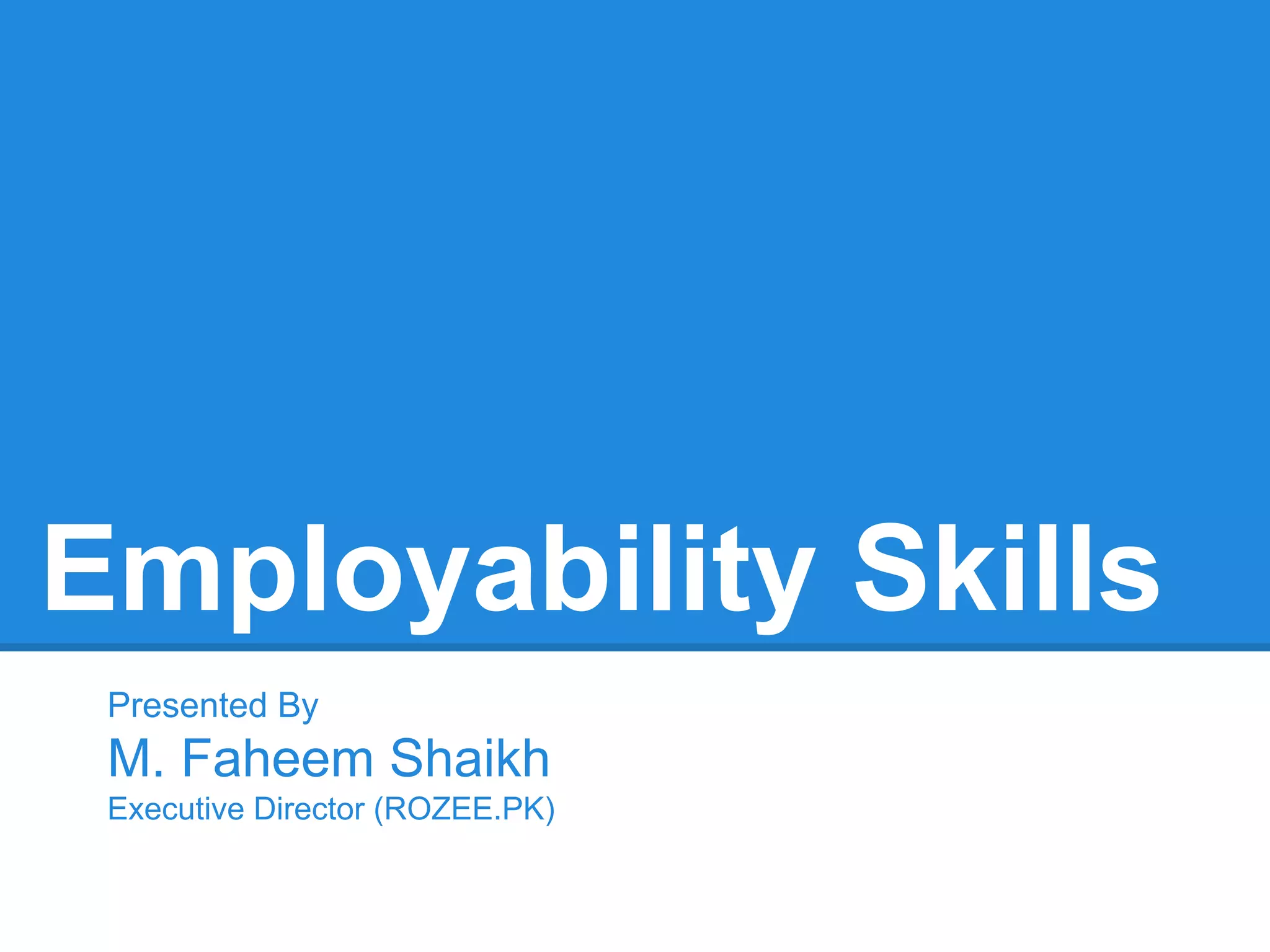 Employability skills | PPT