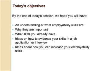 Employability Skills - and its importance | PPT