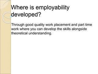 Employability Skills - and its importance | PPT