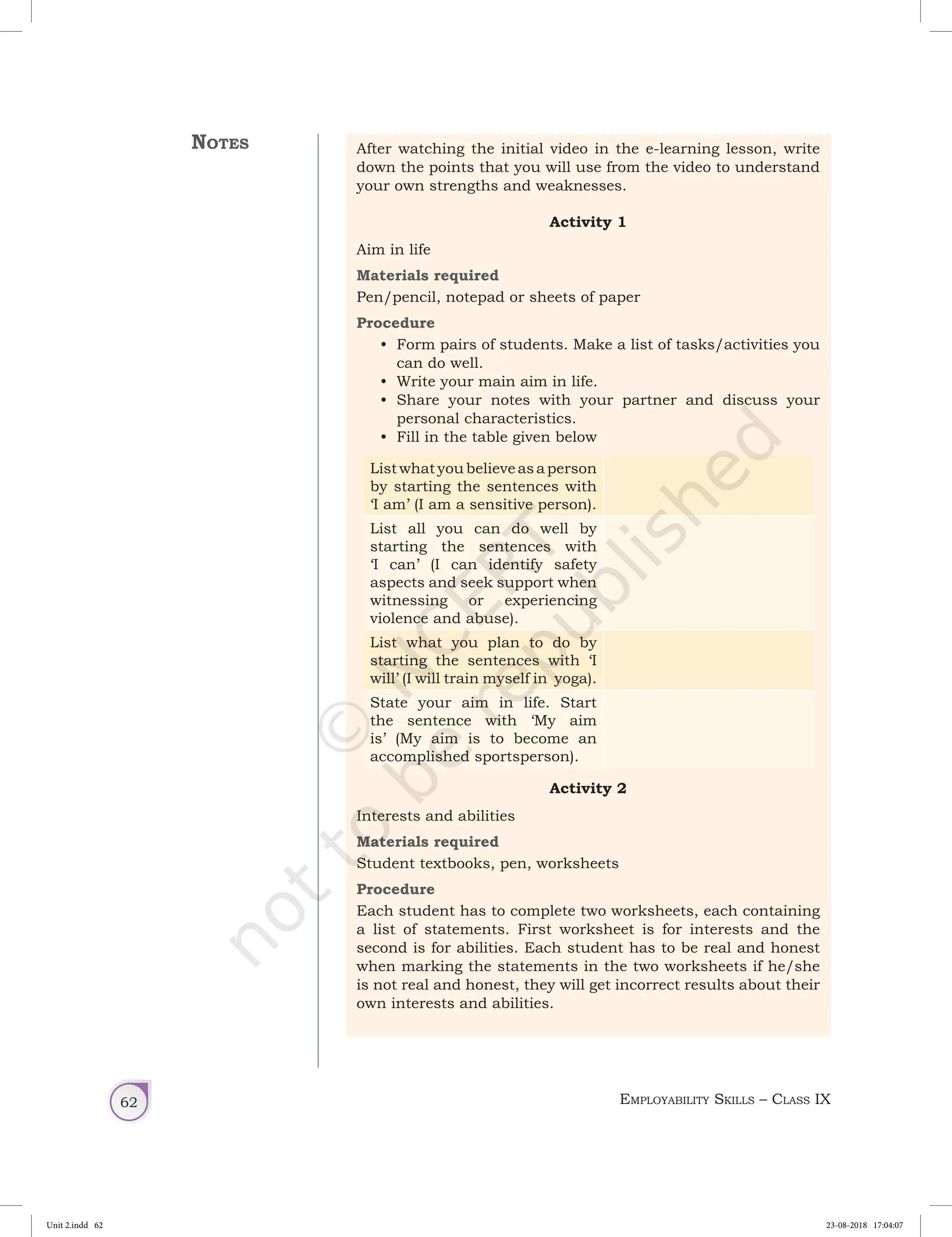 Employability_Skills_IX.pdf which is related to 9 std | PDF