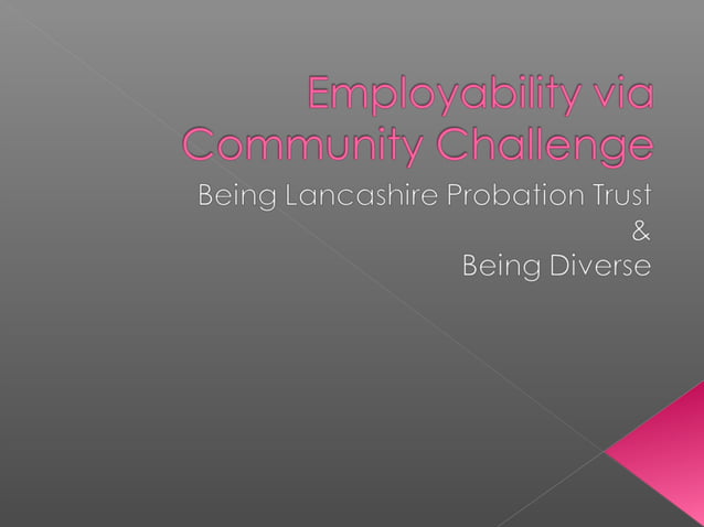 Employability via community challenge | PPT