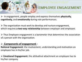 Employee engagement by Y.K | PPT