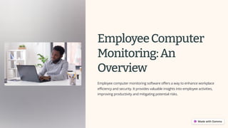 employee computer monitoring software - workforcenext | PPT