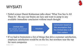 There is no relationship between employee satisfaction and customer ...