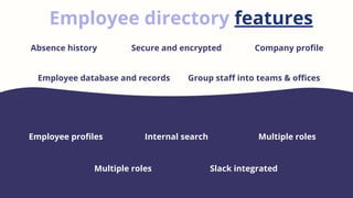 Employee Directory Software | PDF