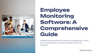 employee monitoring software - workforcenext | PDF