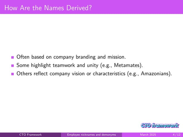 Corporate Nicknames and Company Demonyms | PDF