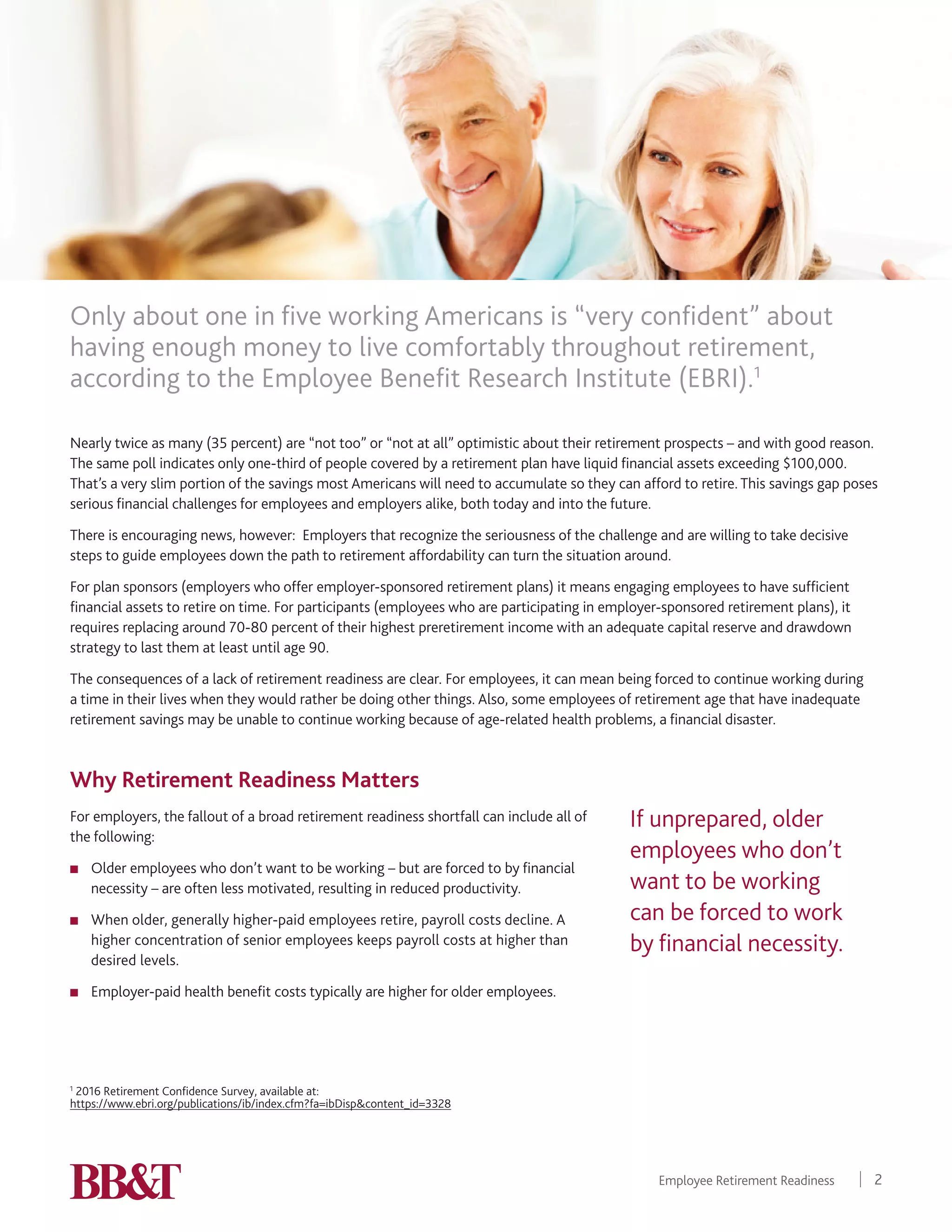Employee Retirement Readiness | PDF