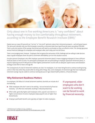 Employee Retirement Readiness | PDF