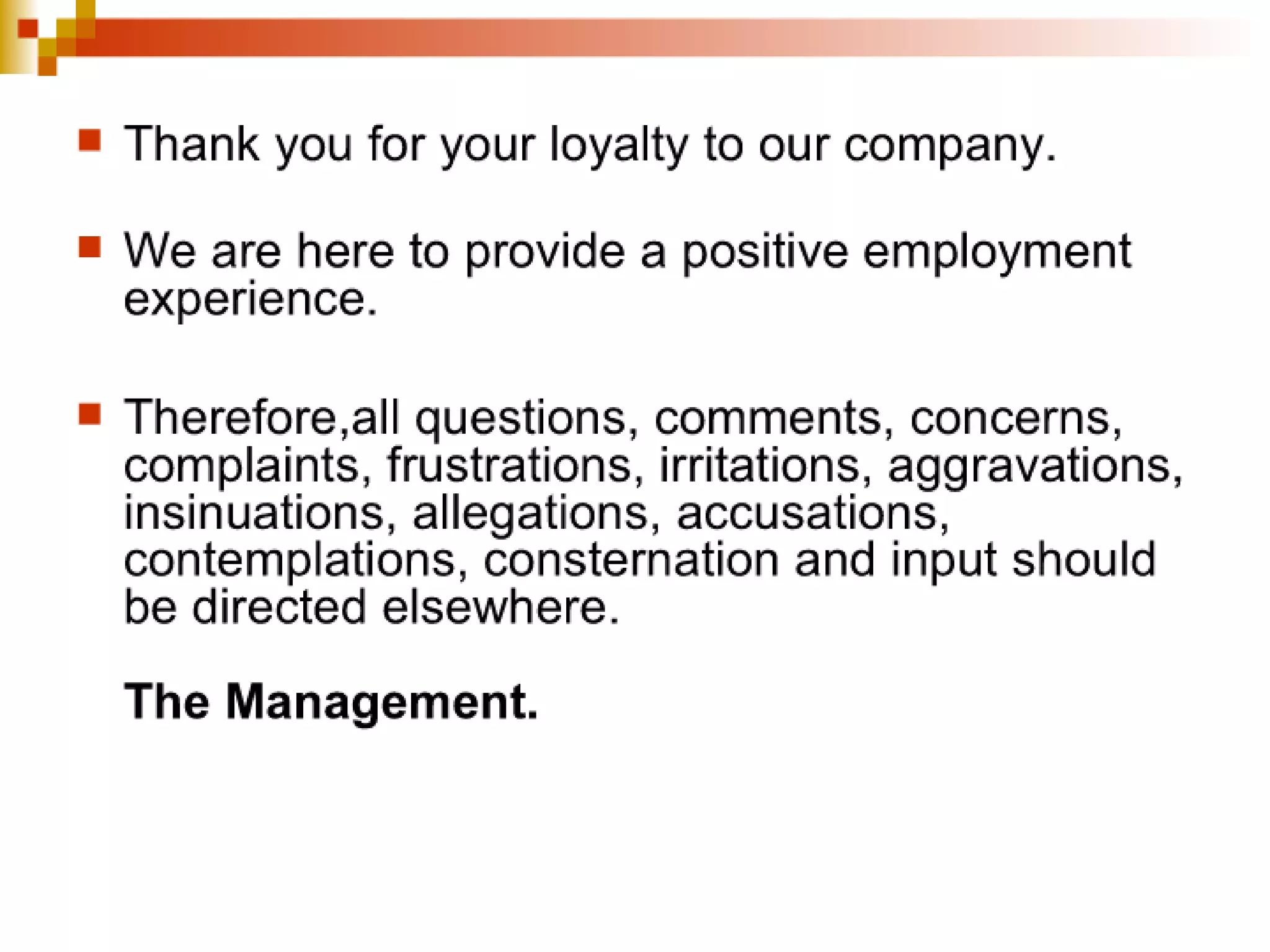 Employee Rules And Regulations | PDF