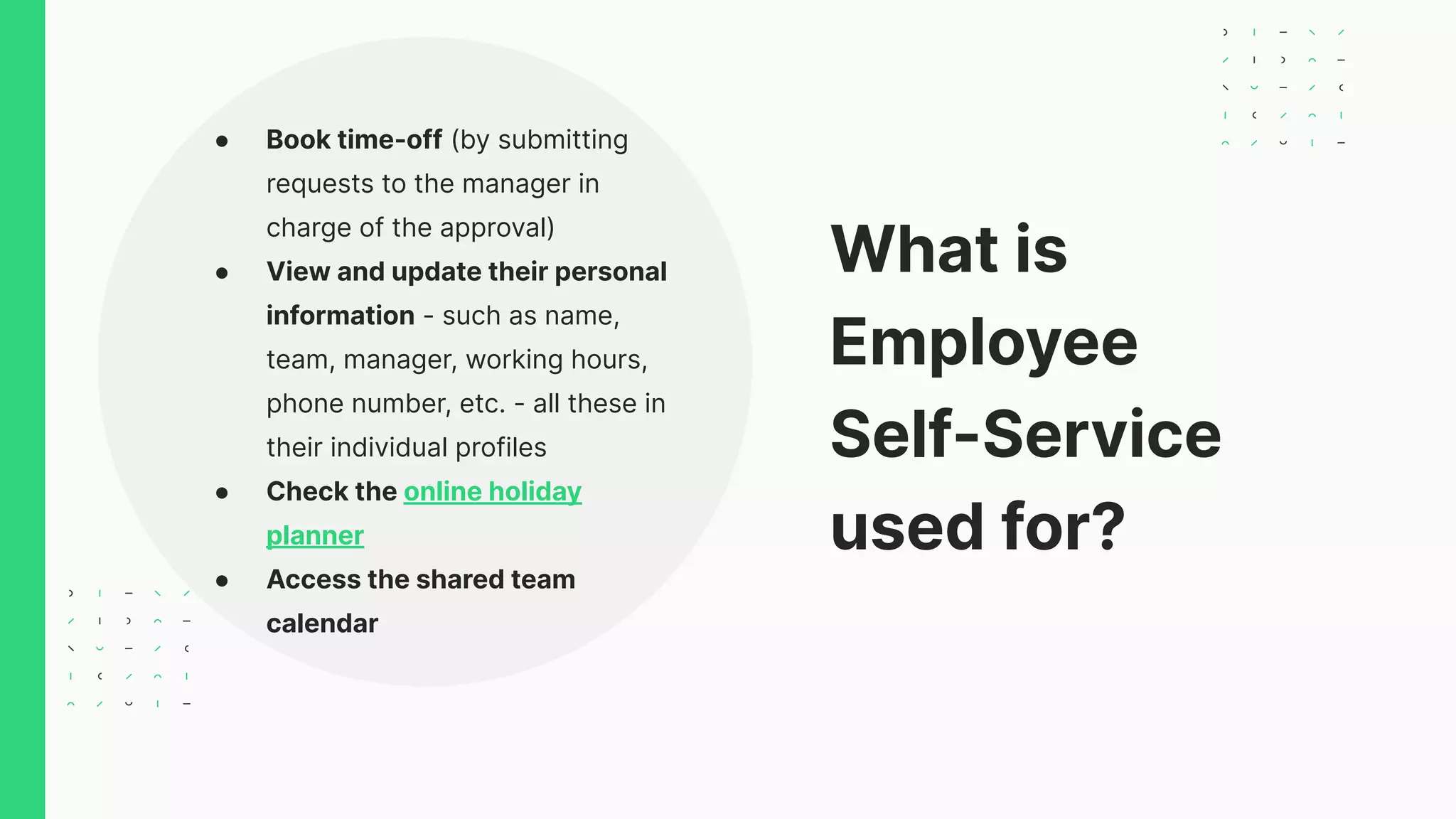 Employee Self-Service | PDF