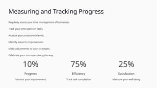 Effective Time Management Employee Training | PPTX