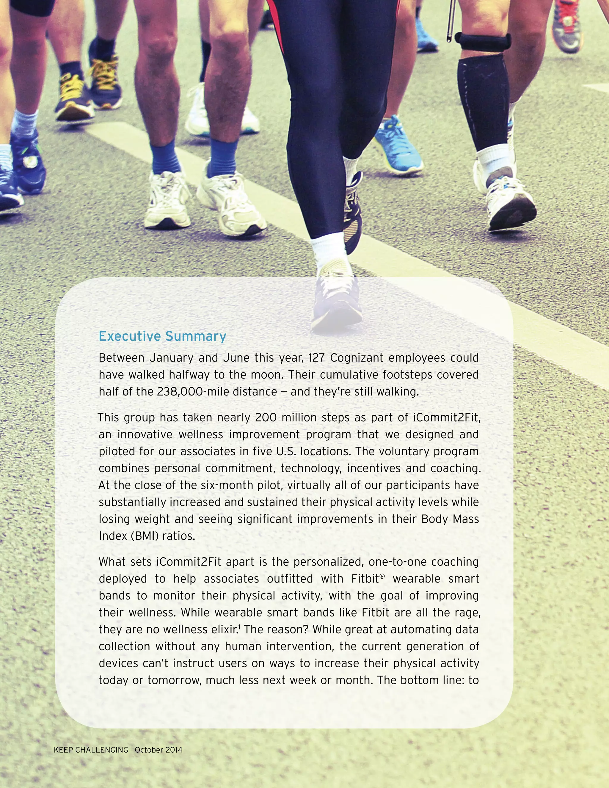 Employee Wellness: Two Parts Perspiration, One Part Persistence | PDF ...