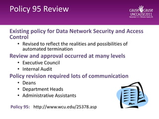 Employee Access Termination -- Cause 2011 | PPTX