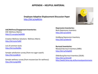 Employee Adaptive Displacement | PPTX