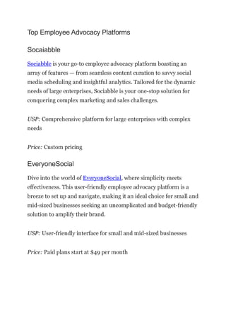 Employee Advocacy Platforms.pdf
