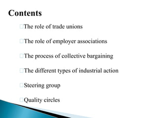 Employee and employer associations | PPTX | Business | Business and Finance