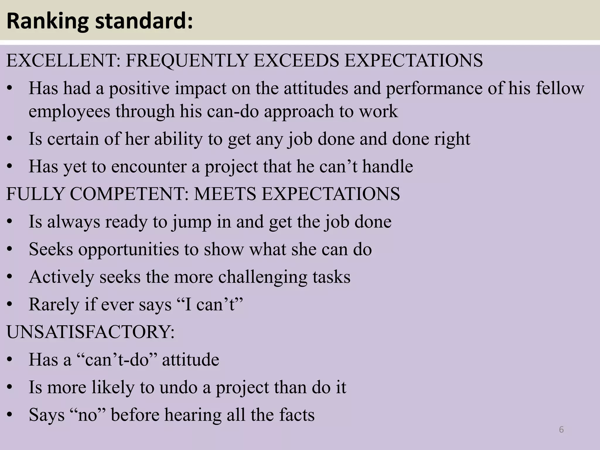 Employee appraisal examples | PDF