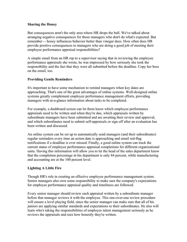 Employee appraisal sample | PDF