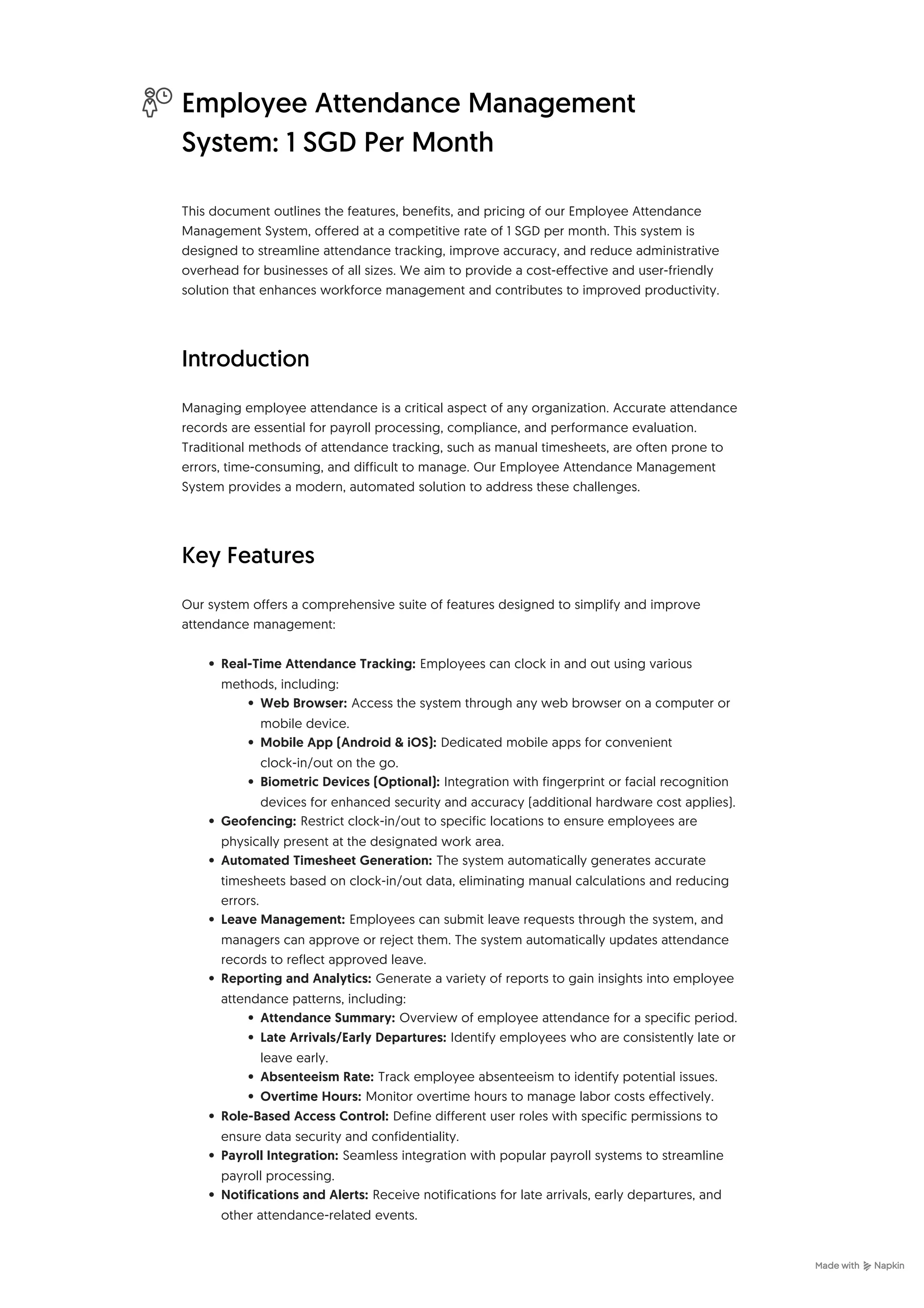 Employee Attendance Management System_ 1 SGD Per Month.pdf